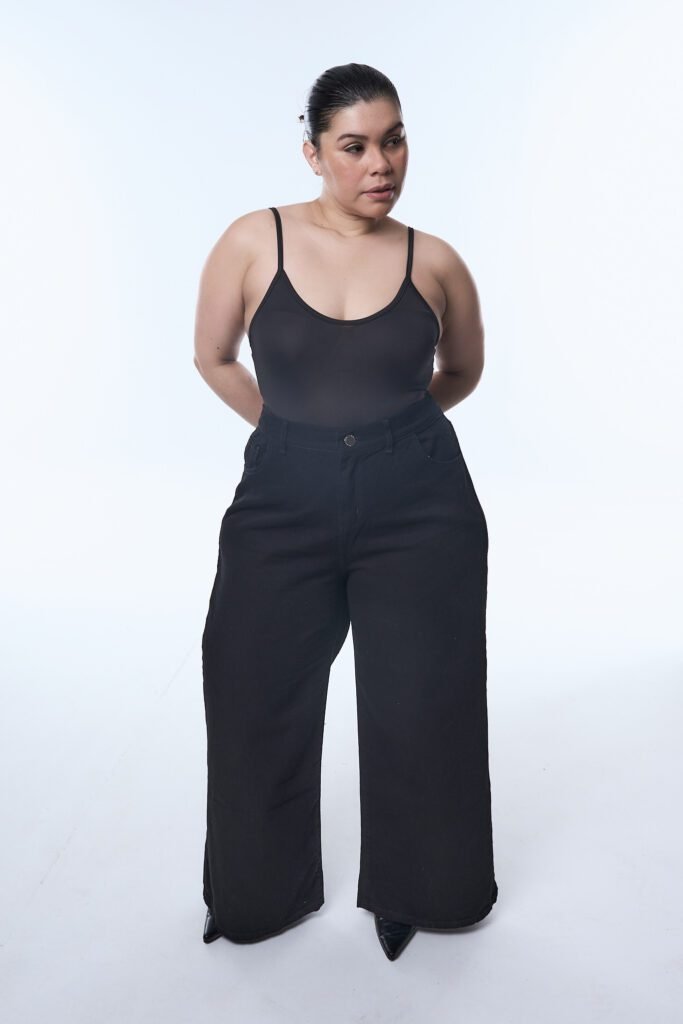 DOBLE MAXI WIDELEG BLACK rigido – Cheta Jeans