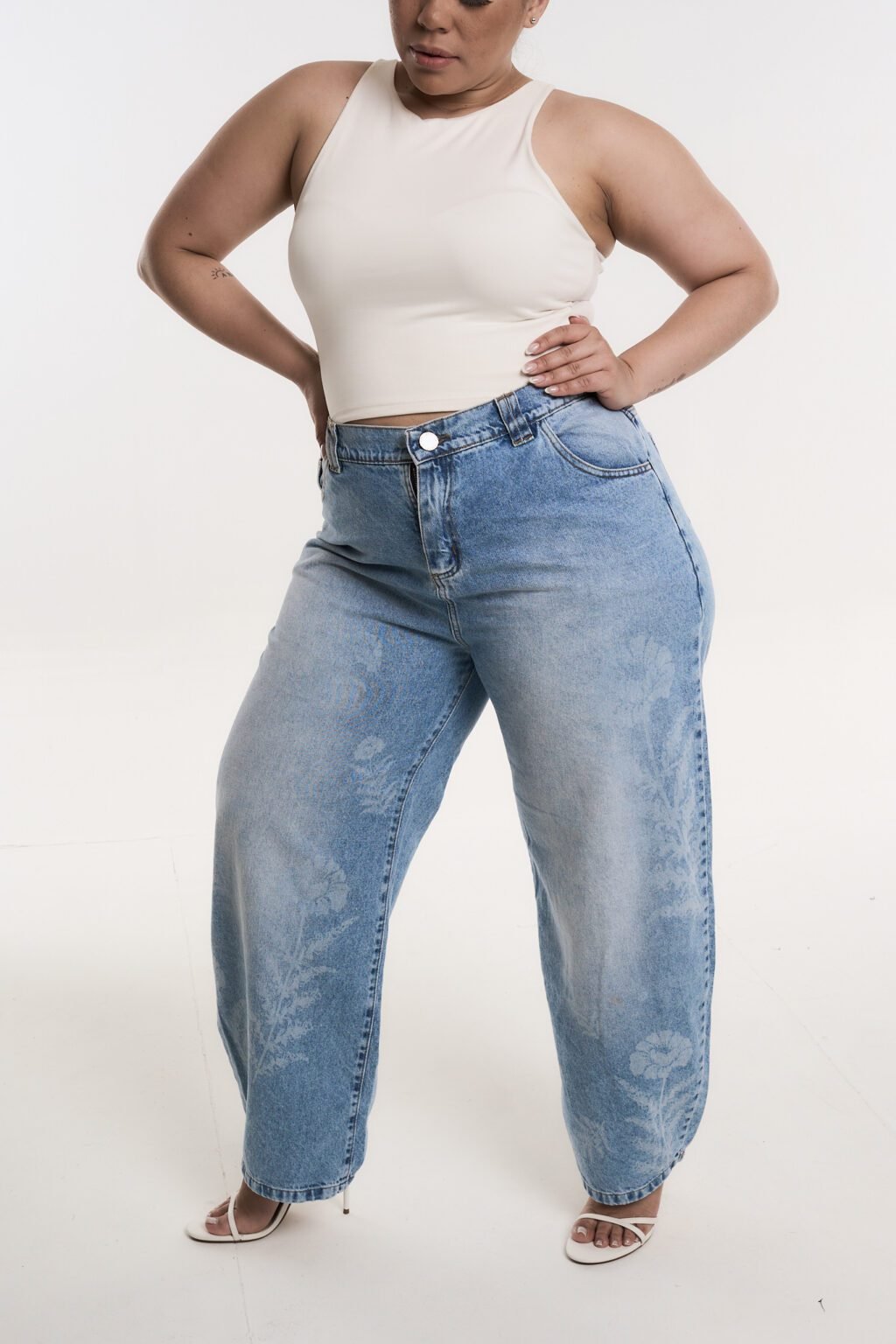 BAGGY CORAYNE ESTAMPADO rigido – Cheta Jeans