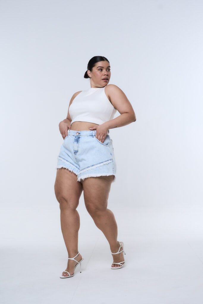 SHORT FHADELIA NEVADO rígido – Cheta Jeans